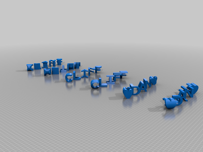 Free 3D file DAN and cliff・3D printing design to download・Cults