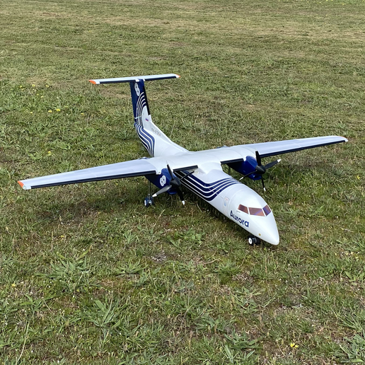 Download STL file Dash8 Q300 RC Aircraft • 3D print design ・ Cults