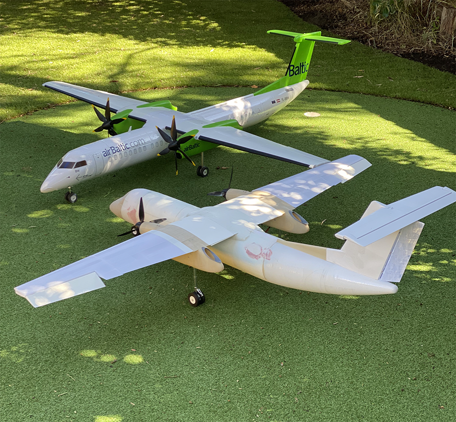 3D file Dash8 Q300 RC Aircraft ️・3D printable model to download・Cults