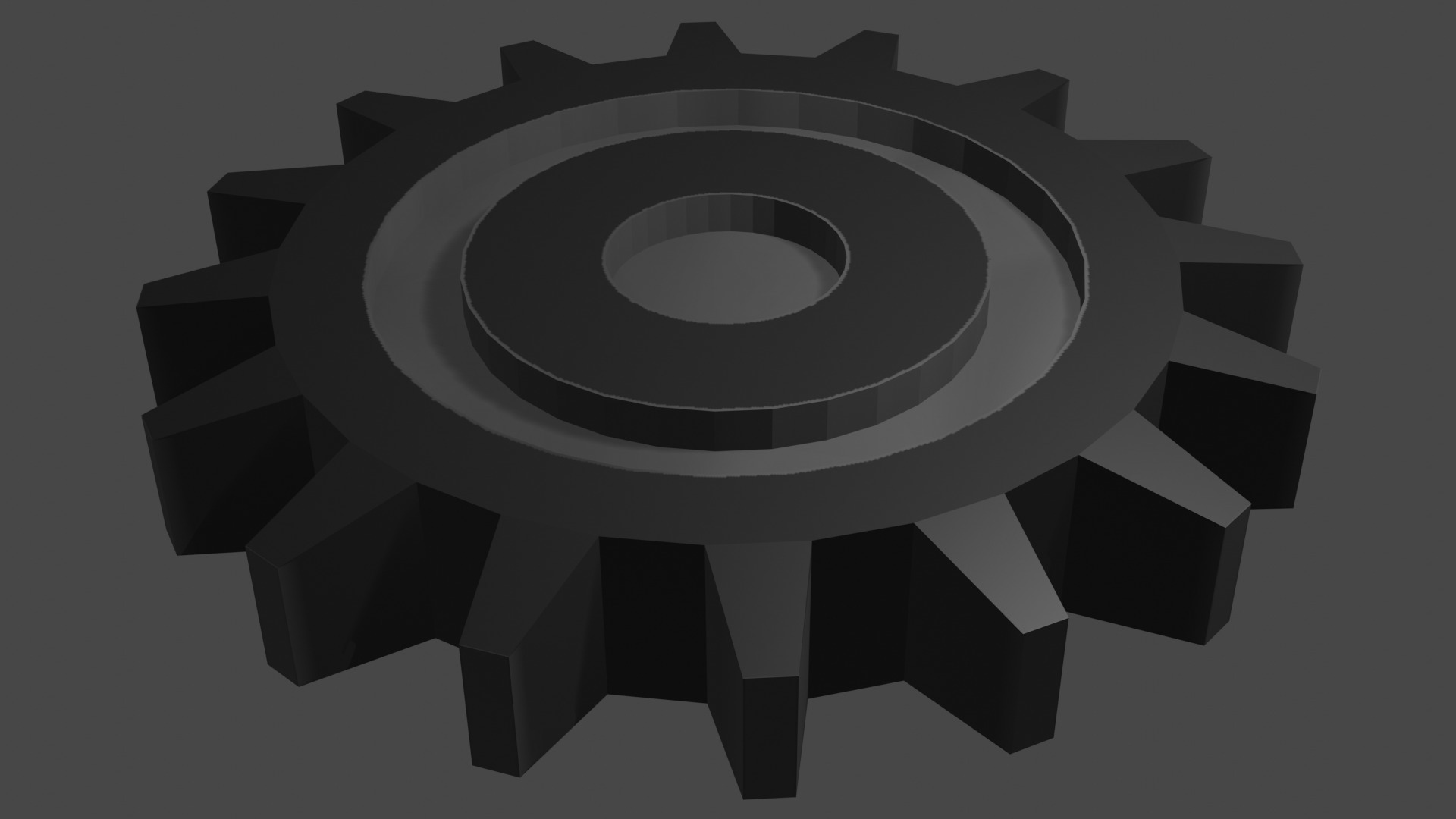 OBJ file Simple Gear・3D printing model to download・Cults