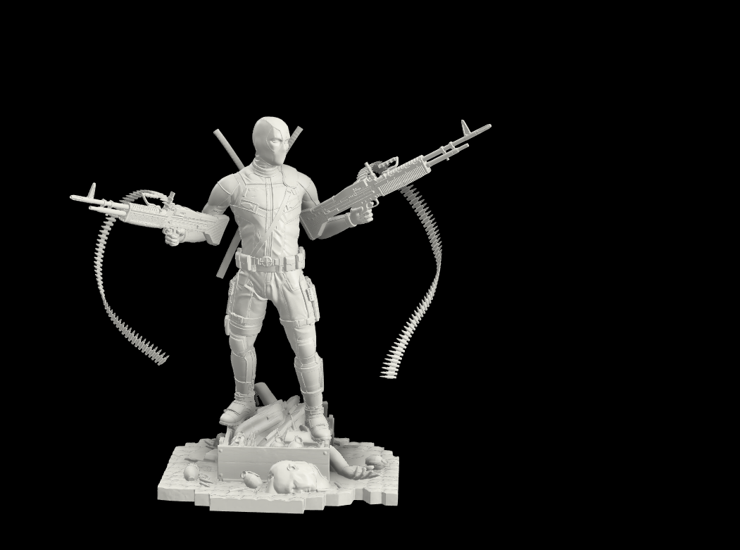 3D file Deadpool・3D printer design to download・Cults