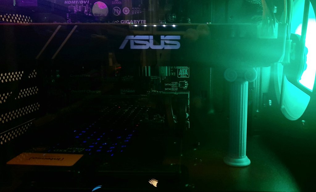 Free STL file Greek Pillar GPU Sag Support - 90mm・3D printable object ...