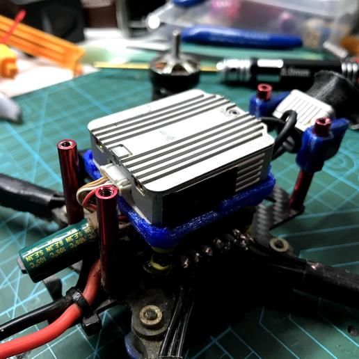 Download STL file DJI FPV air unit mount plug on the flight controller ...