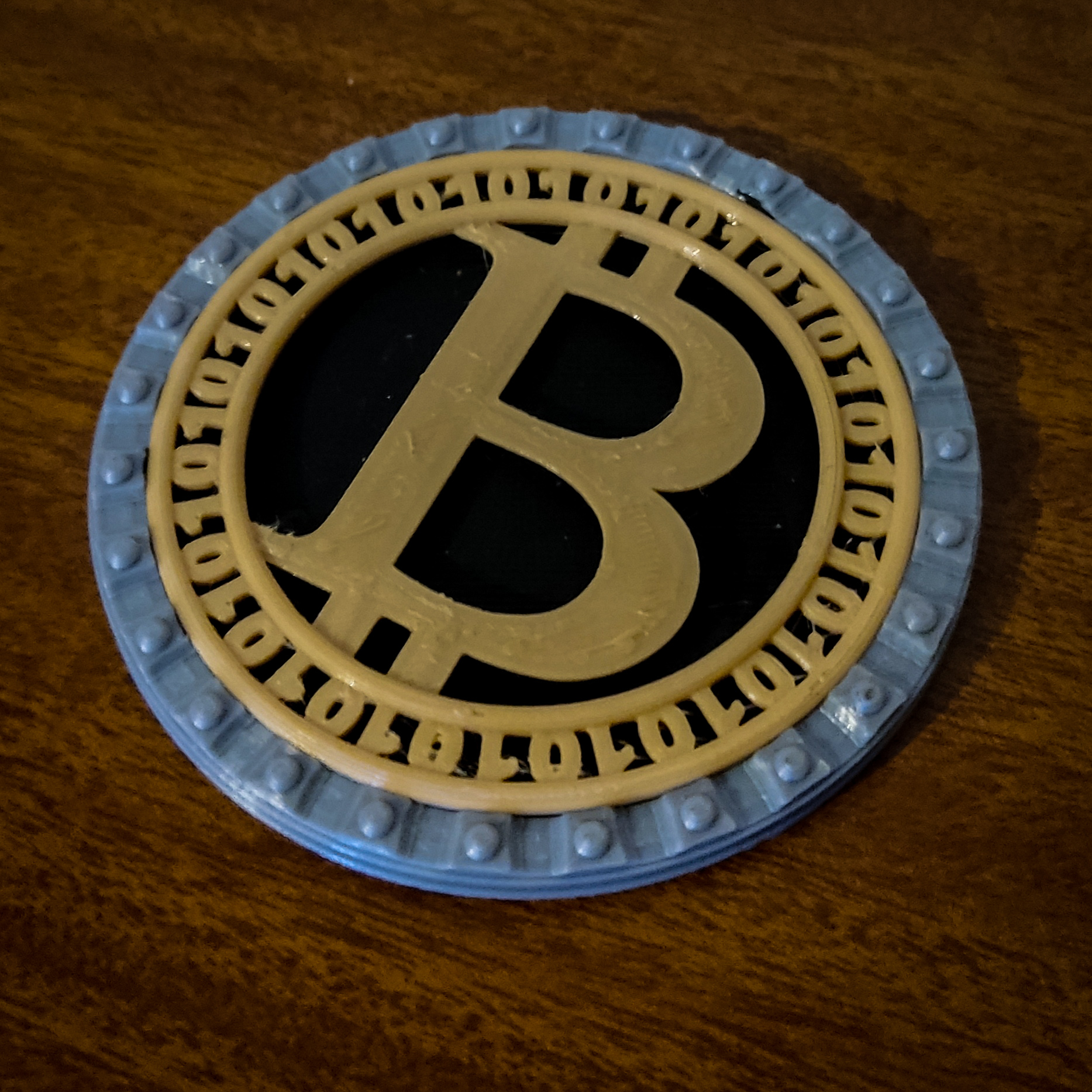 STL file Cryptocurrency coasters 🍽️・3D print design to download・Cults