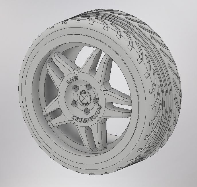 STL file WHEEL BMW M3 E36・Design to download and 3D print・Cults