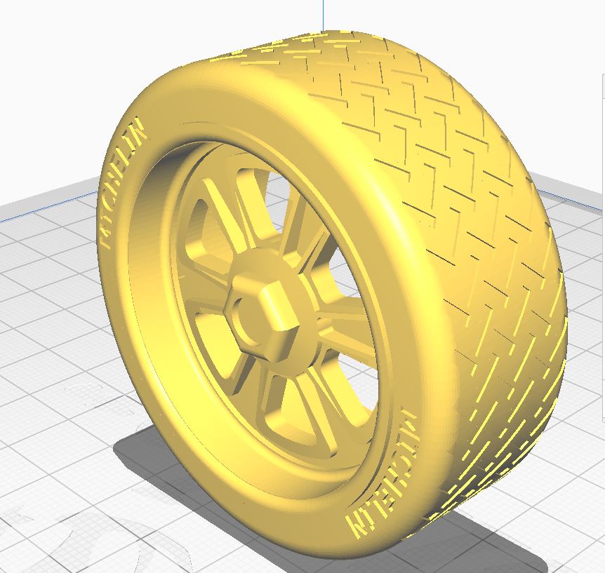 STL file Muscle car wheel・3D printing template to download・Cults