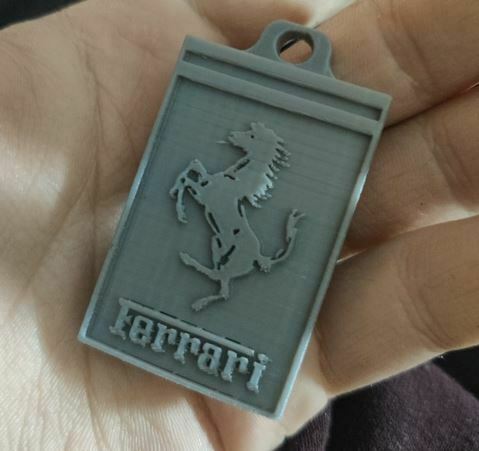 STL file Ferrari keychain・3D printer model to download・Cults