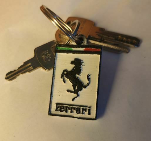 STL file Ferrari keychain・3D printer model to download・Cults