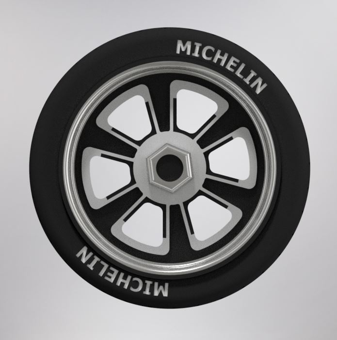 STL file Muscle car wheel・3D printing template to download・Cults