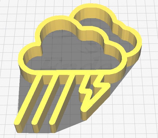 Free STL file STORM cloud ☁️・Object to download and to 3D print・Cults