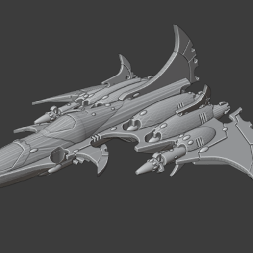 Download free STL file 6mm Space Elf Bomber • 3D printable object ・ Cults