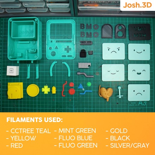 Download STL file BMO - with show accurate internal parts! • 3D print ...