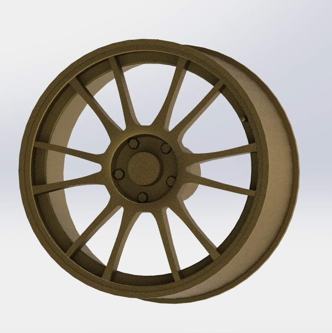 STL file OZ Ultraleggera wheel 1:18・3D printer design to download・Cults