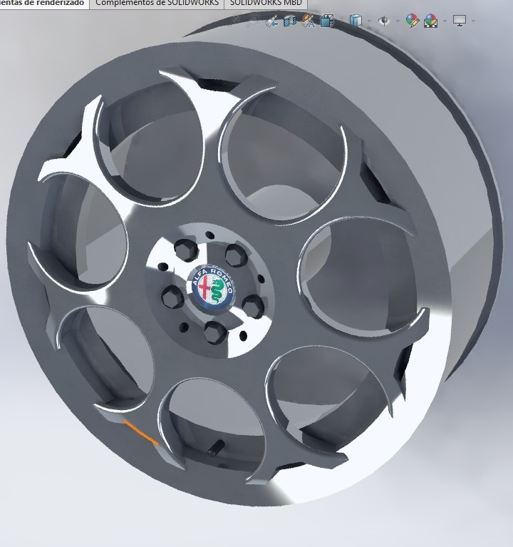 STL file Alpha wheel 1:18・Model to download and 3D print・Cults