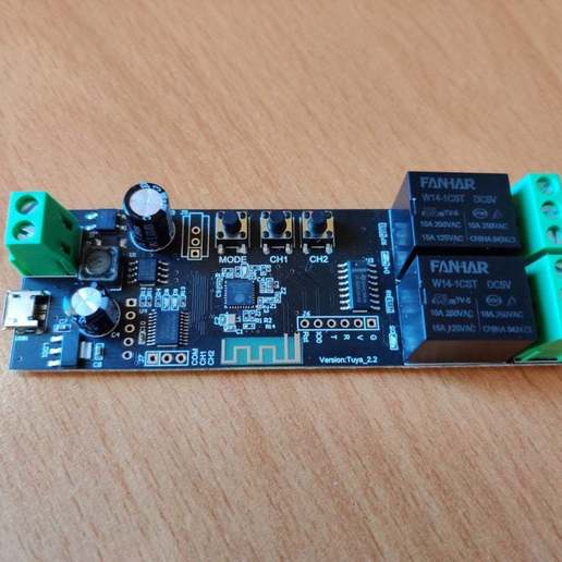 Download free STL file Box for 2 channel smart relay • 3D print object ...