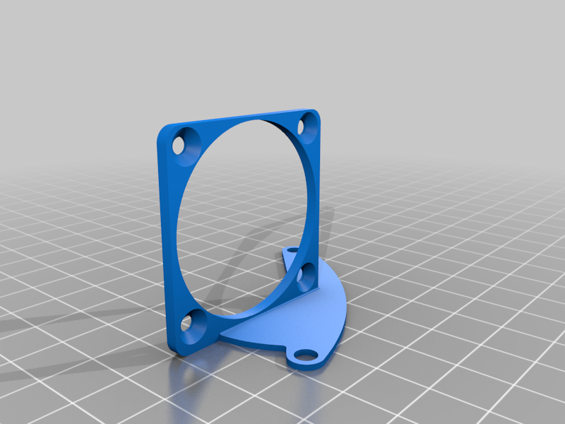 Free STL file 5015 fan bracket for 40mm fans for the Mini-Me hotend ...