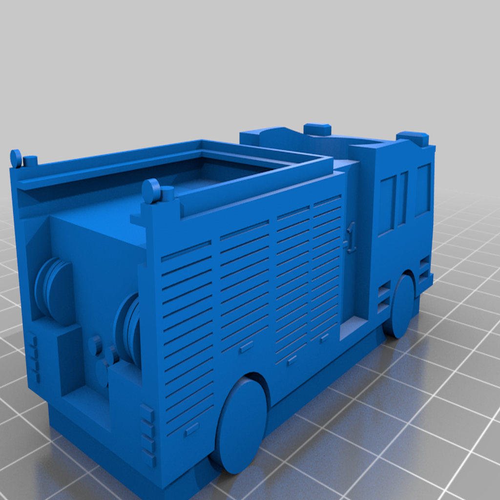 Free STL file Flash Point Fire Rescue - Fire Engine and Ambulance ...