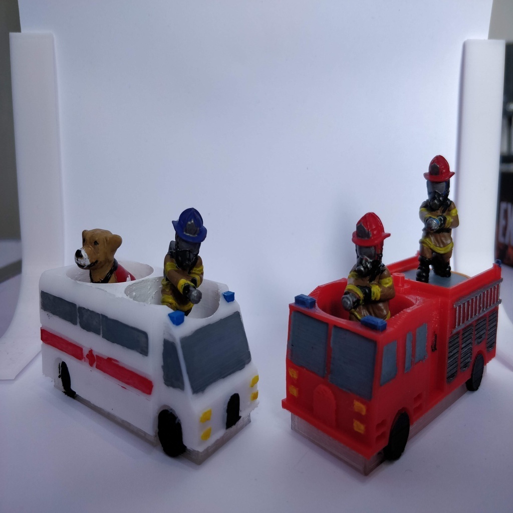 Free STL file Flash Point Fire Rescue - Fire Engine and Ambulance ...