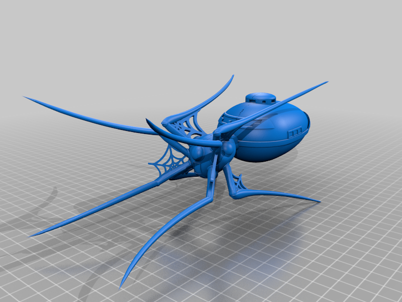 Free STL file Death Spider Ship - Spelljammer・Template to download and ...