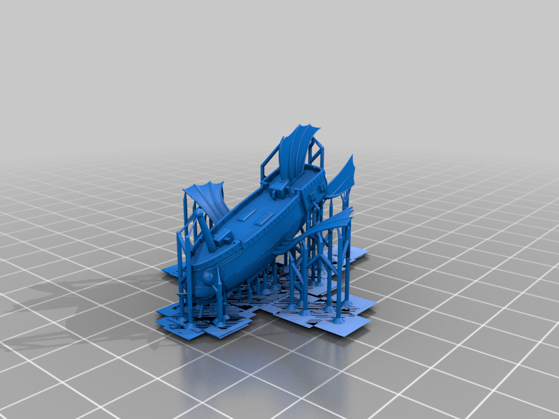 Free STL file Tradesman Ship - Spelljammer・3D print model to download・Cults