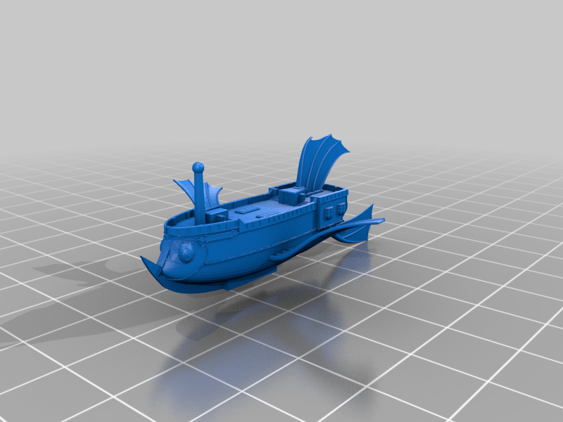 Free STL file Tradesman Ship - Spelljammer・3D print model to download・Cults
