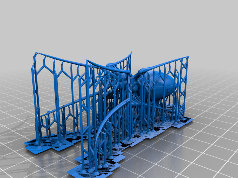 Free STL file Death Spider Ship - Spelljammer・Template to download and ...