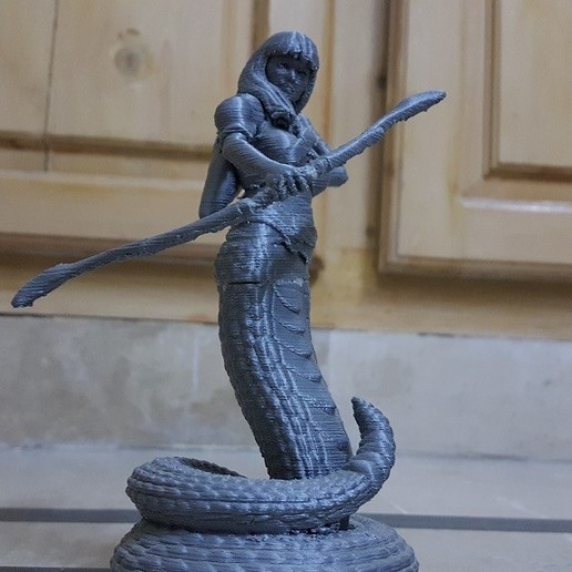 Download 3MF file Lami the Naga Archer • 3D printer object ・ Cults