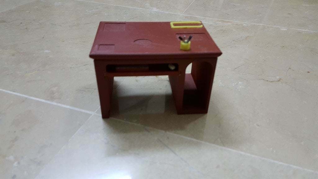 Free STL file Office Desk and Chair 🏢・3D printing idea to download・Cults