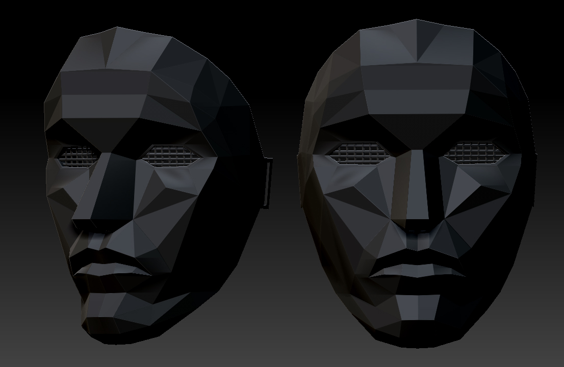 OBJ file squid boss game mask・3D printer model to download・Cults