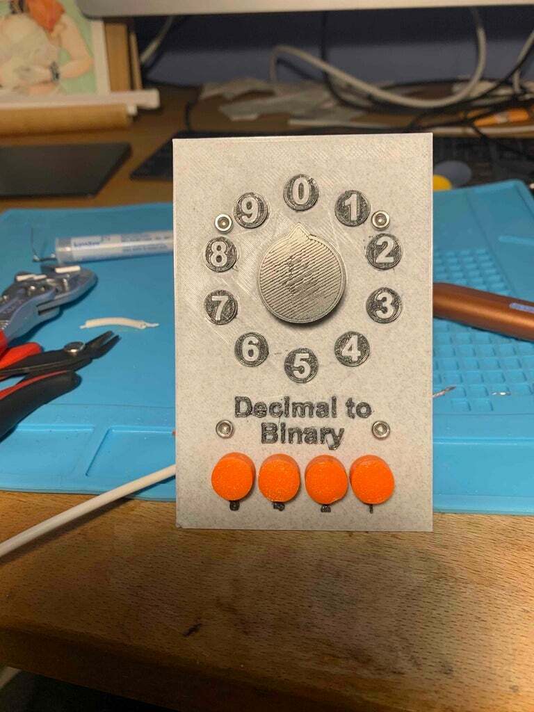 STL-Datei Mostly 3D Printed Binary Encoder (IDEX Printer) 🖨️ kostenlos・Design für 3D-Drucker zum ...