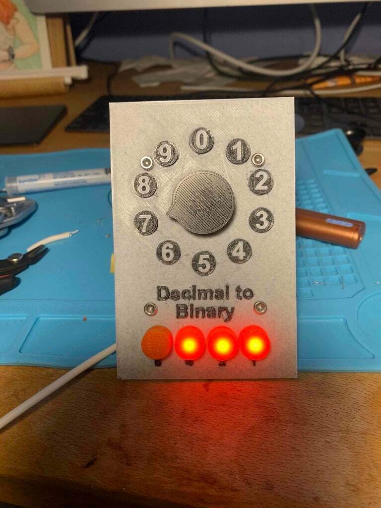 STL-Datei Mostly 3D Printed Binary Encoder (IDEX Printer) 🖨️ kostenlos ...