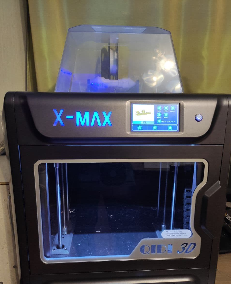 OBJ file QIDI 3D X-MAX holder for spool・3D printable design to download ...