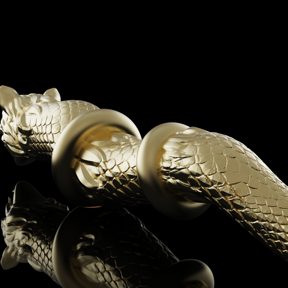 STL file Dacic Wolf Keychain・Model to download and 3D print・Cults