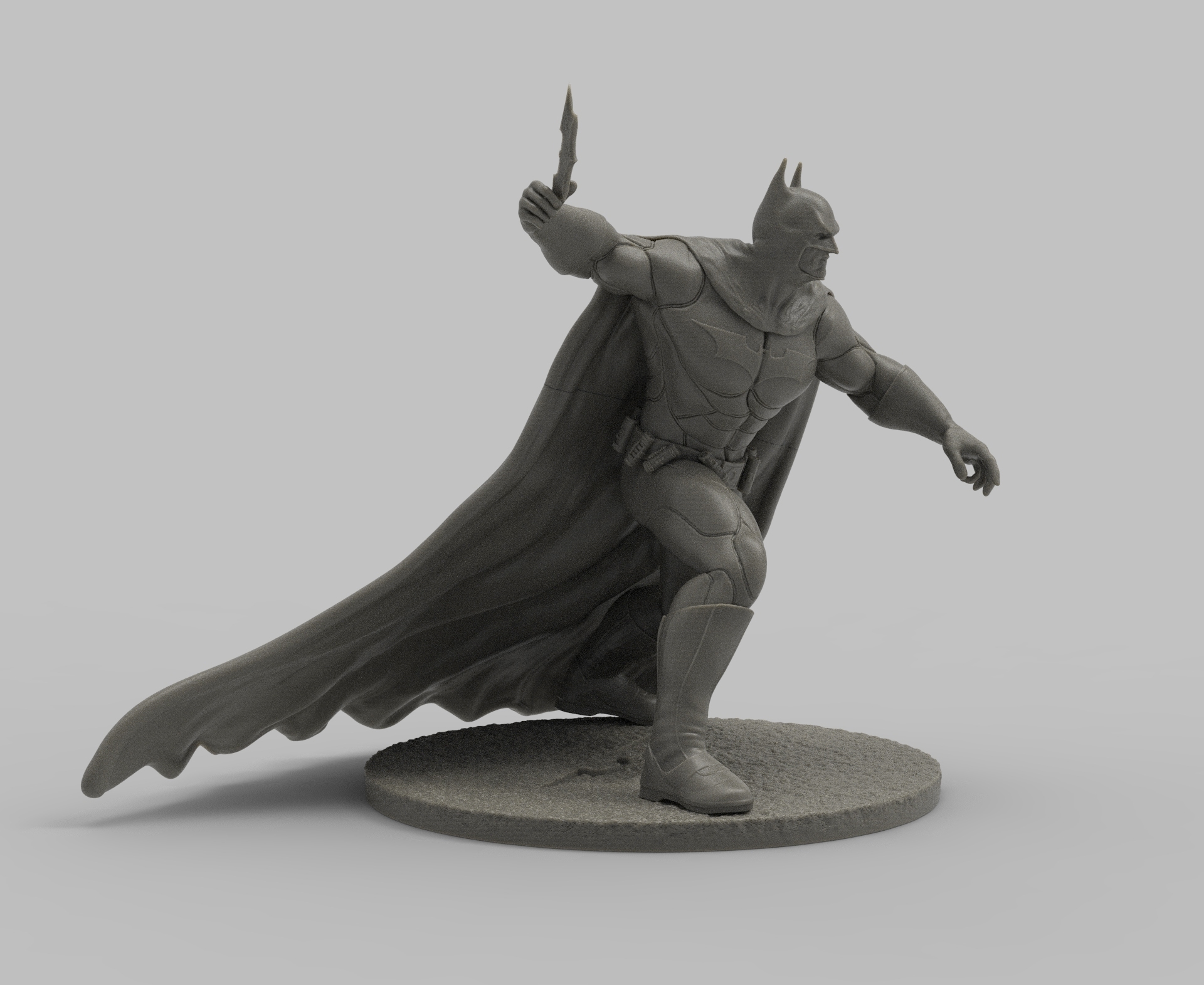 STL file BATMAN - THE DARK KNIGHT 3D Print Figure Diorama 🃏・3D ...