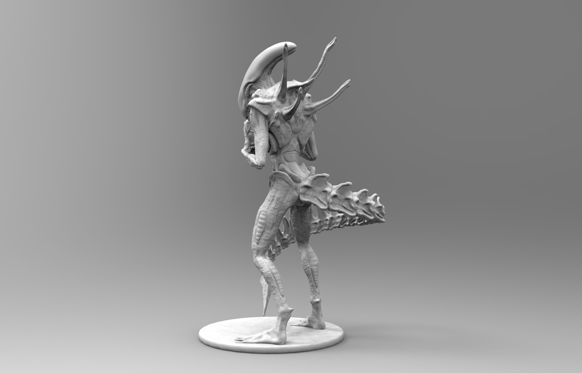 3D file Alien Xenomorph Smoking Joint Tabaco Cigar 3D Print・3D printing ...