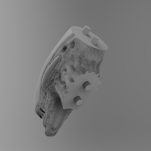 Download STL file Alien Xenomorph Bust 3D Print Stl Model Diorama • 3D ...