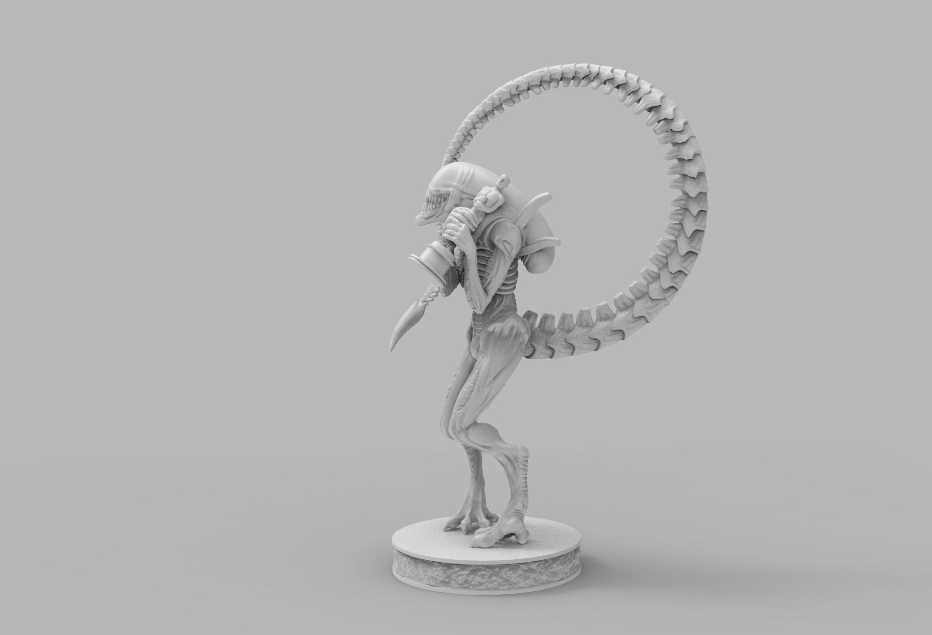 STL file ALIEN XENOMORPH wins OSCAR PRINTING DIORAMA・3D printing design ...