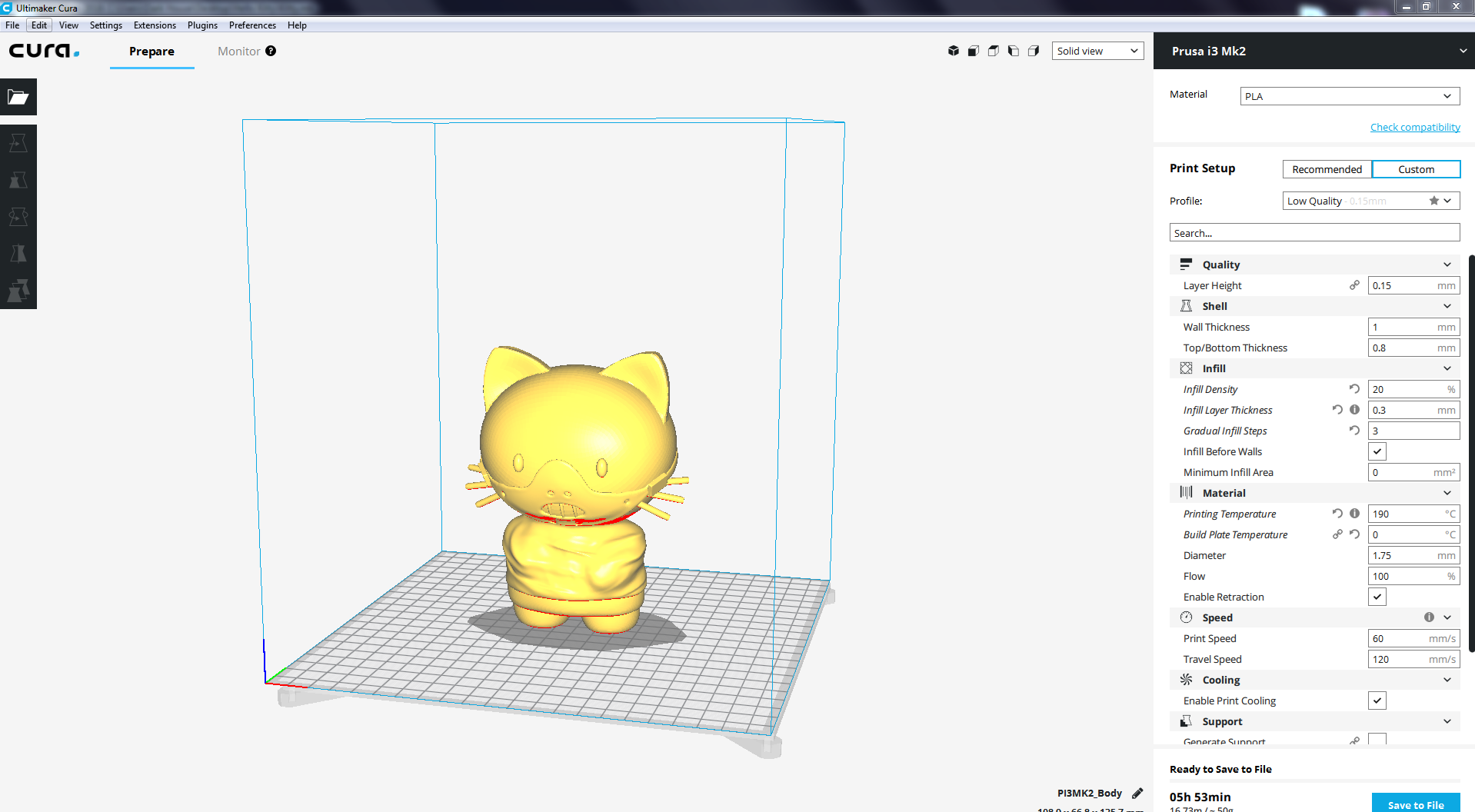 3D file Hello Hannibal Kitty Diorama 3D print model 👋・3D printer design ...