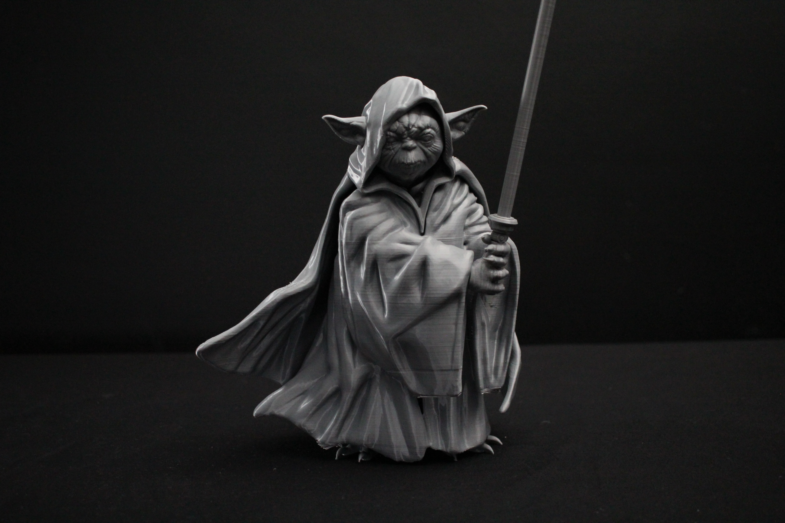 OBJ file Star Wars Jedi Master Yoda 3D printing Stl Diorama Action ...
