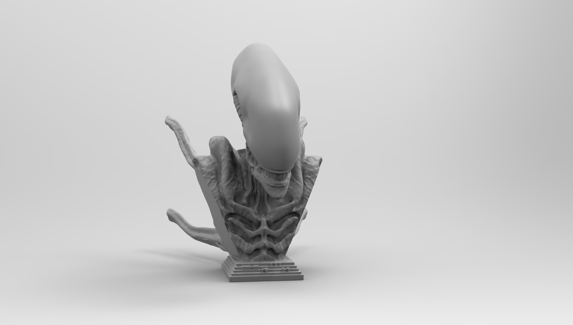 STL file Scout Alien Xenomorph Bust 3D Printing model・Model to download ...