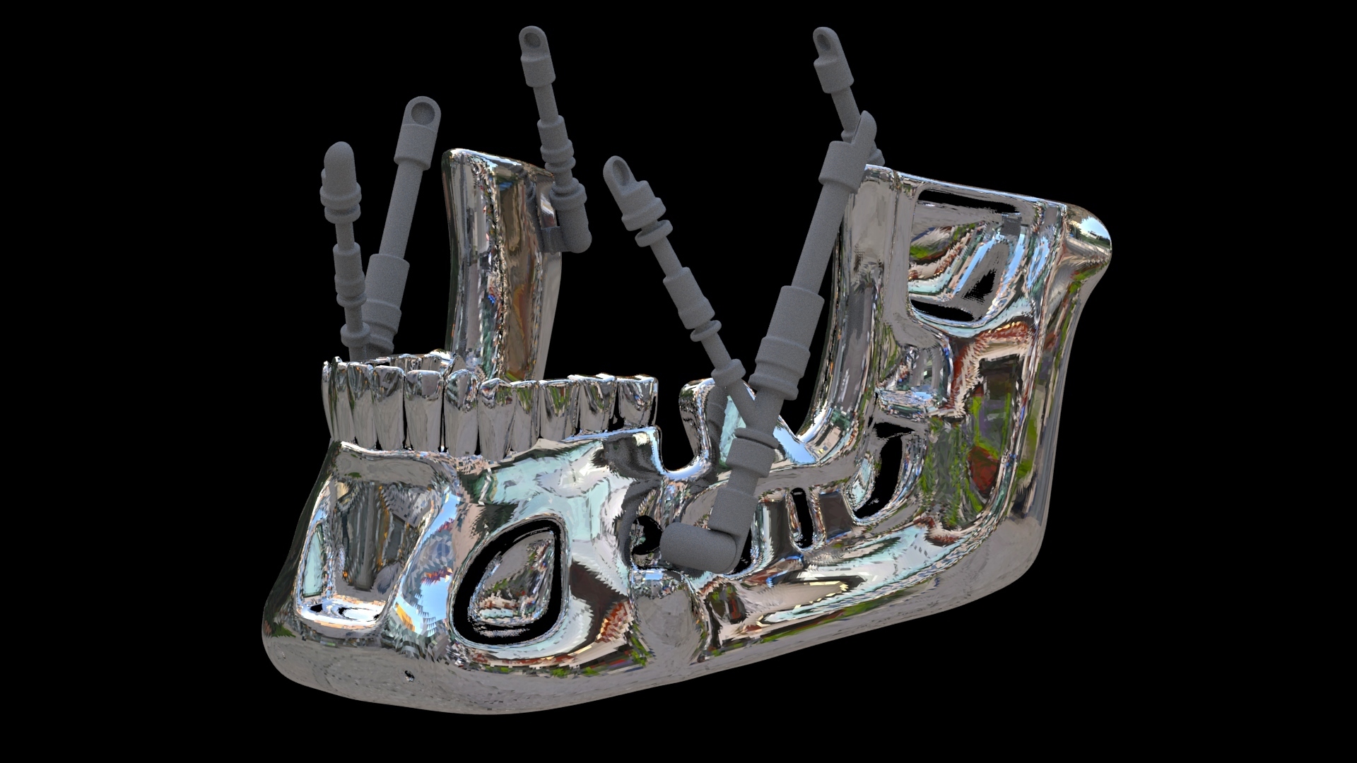 3D file Terminator T-800 Skull Bust 3D Print Stl Model Diorama 3D print ...