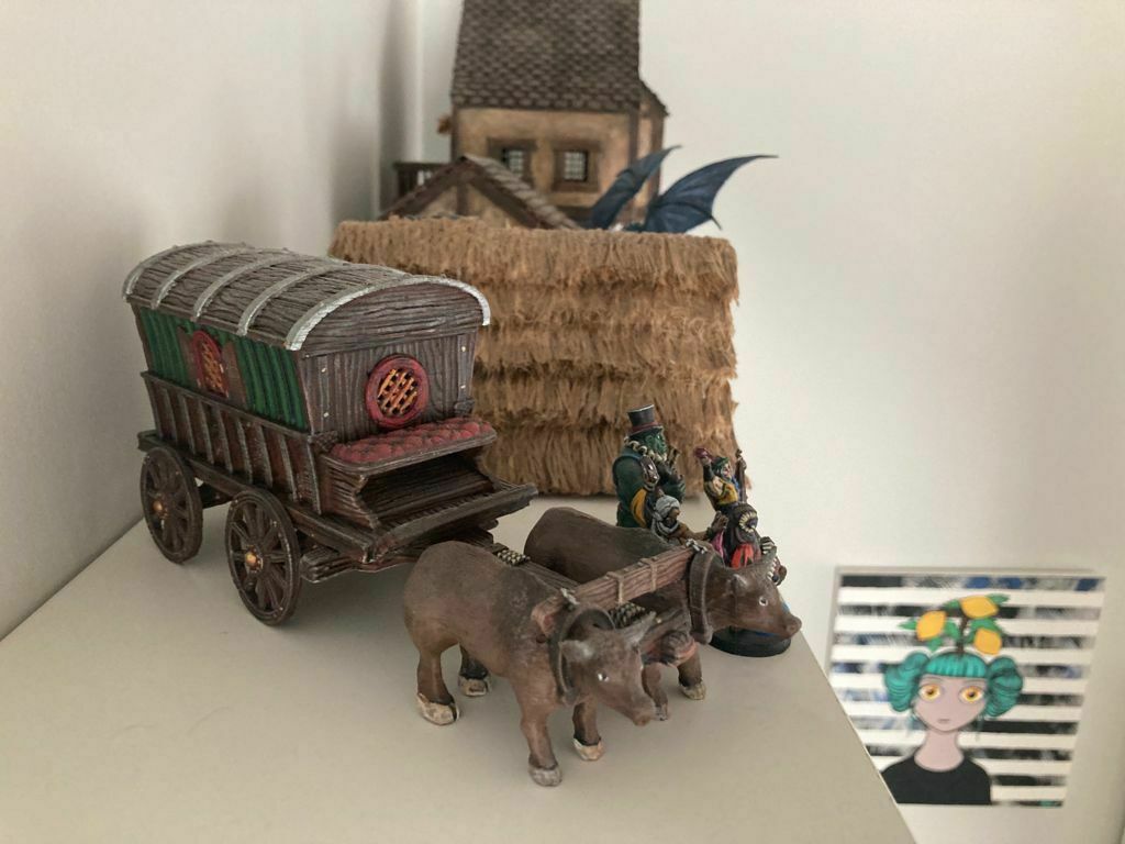 Free 3D file Oxen double yoked・3D printing idea to download・Cults