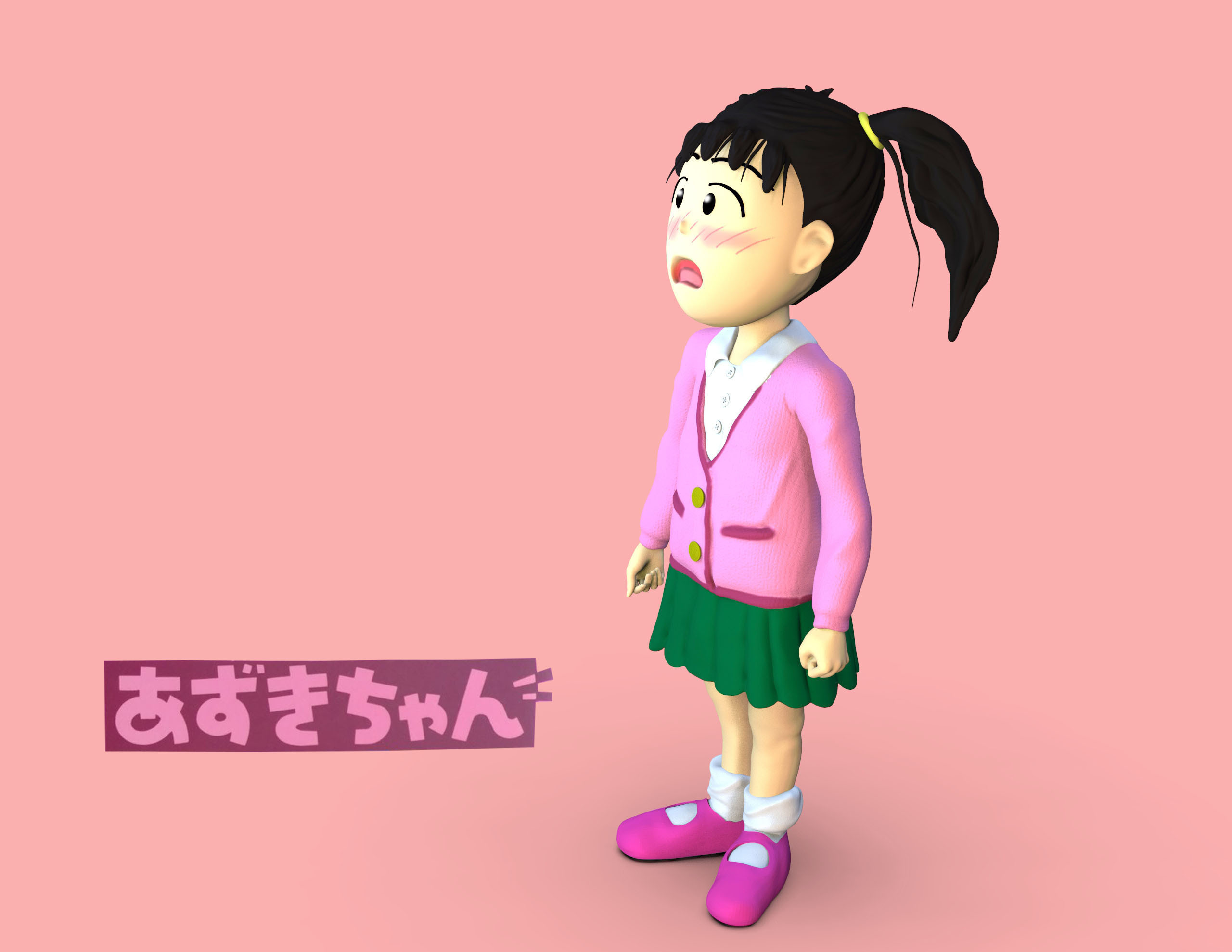Fichier STL Azuki-chan・Modèle pour imprimante 3D à télécharger・Cults