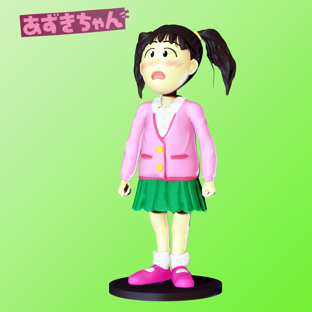 Fichier STL Azuki-chan・Modèle pour imprimante 3D à télécharger・Cults