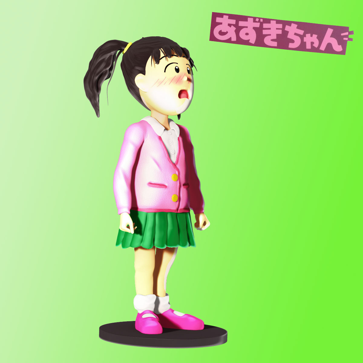 Fichier STL Azuki-chan・Modèle pour imprimante 3D à télécharger・Cults