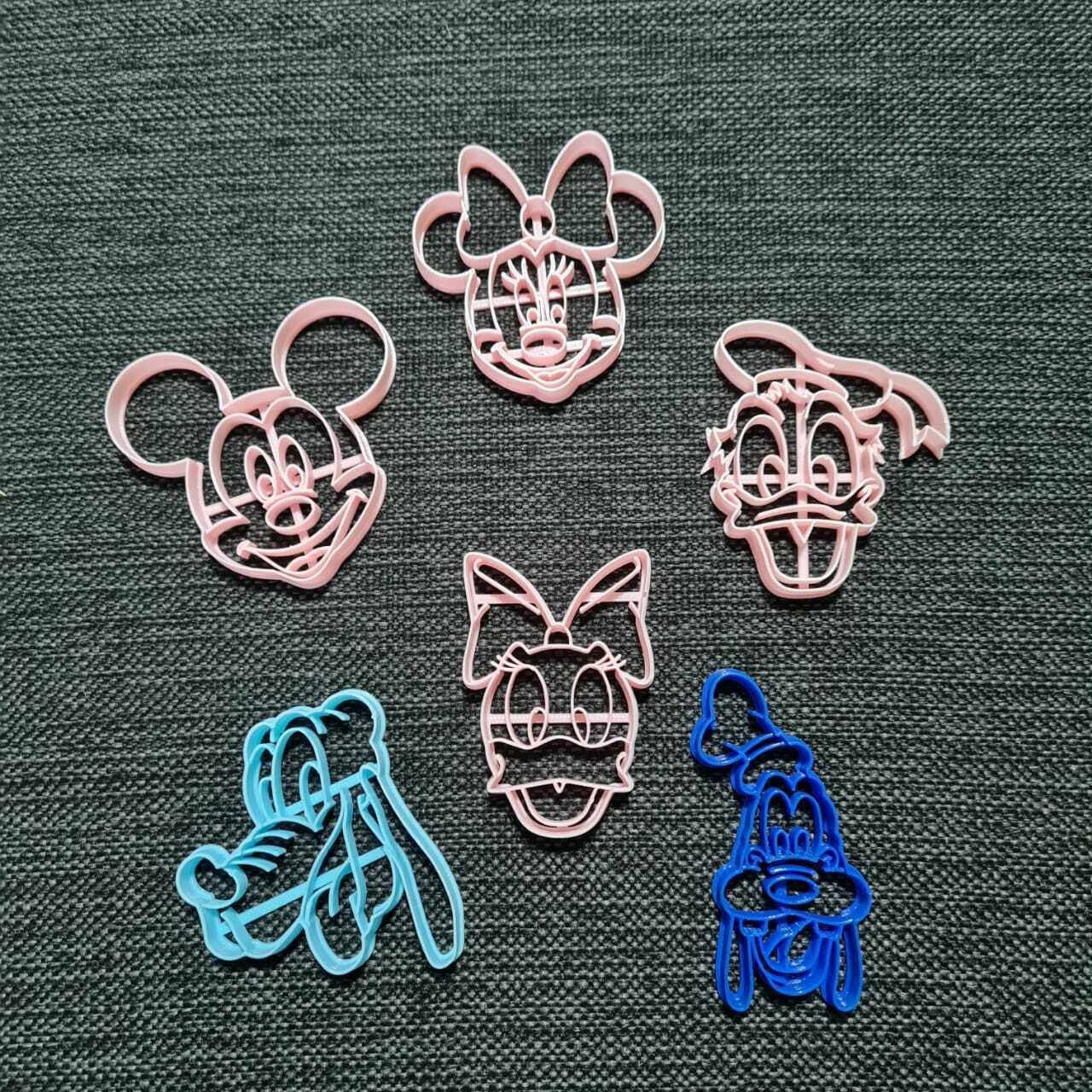 STL file Disney cutter set・3D printable design to download・Cults