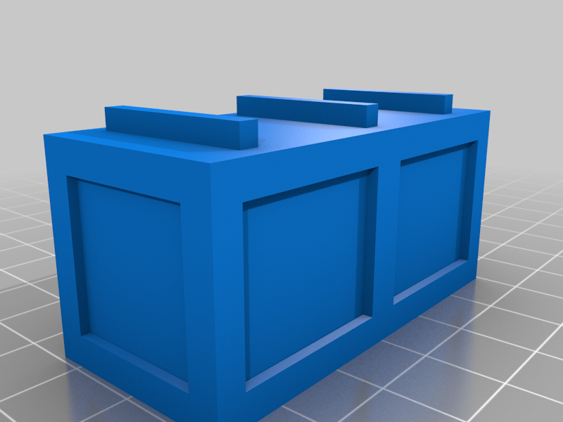 Free 3D file Cargo Box for H0 model railway・Template to download and 3D ...