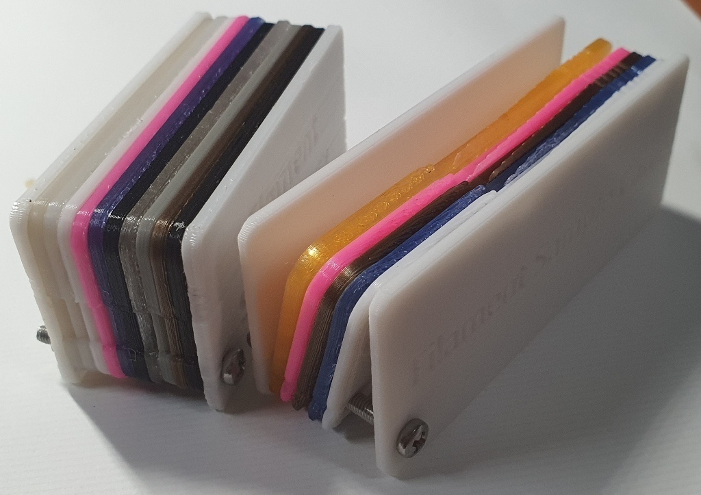 Free STL file Filament Sample Card holder・3D printing design to ...