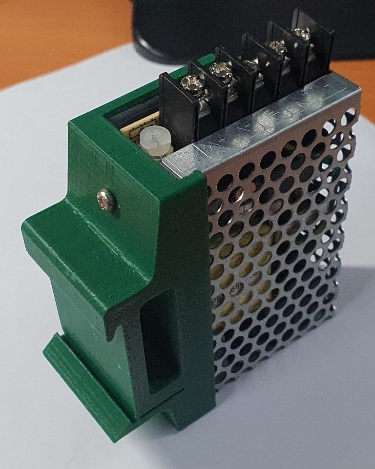 Free STL file DIN rail mount for SMPS DS25-24・3D printer design to ...