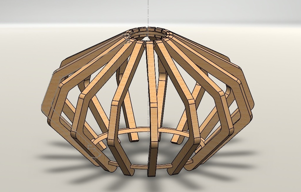 Free 3D file Lamp shade 40mm CNC or 3D printed・Model to download and 3D ...